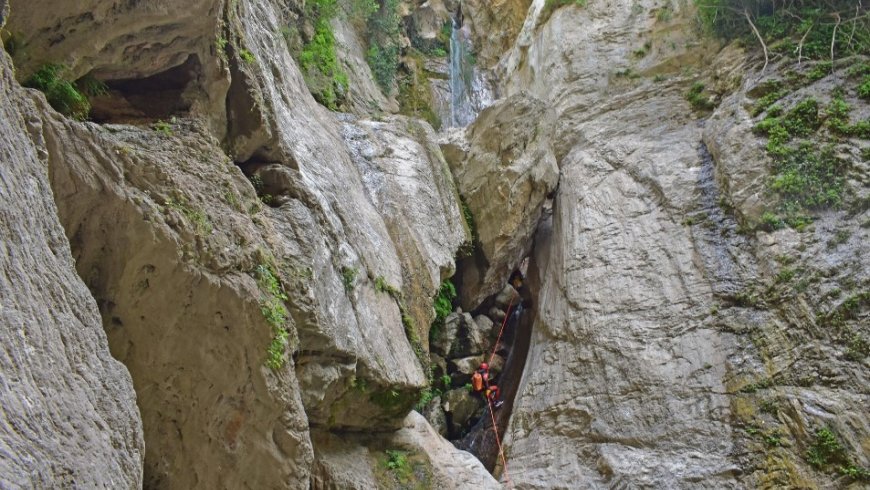 Canyoning in Inachos on Mount Artemisio Arcadia Peloponnese - Adventure ...